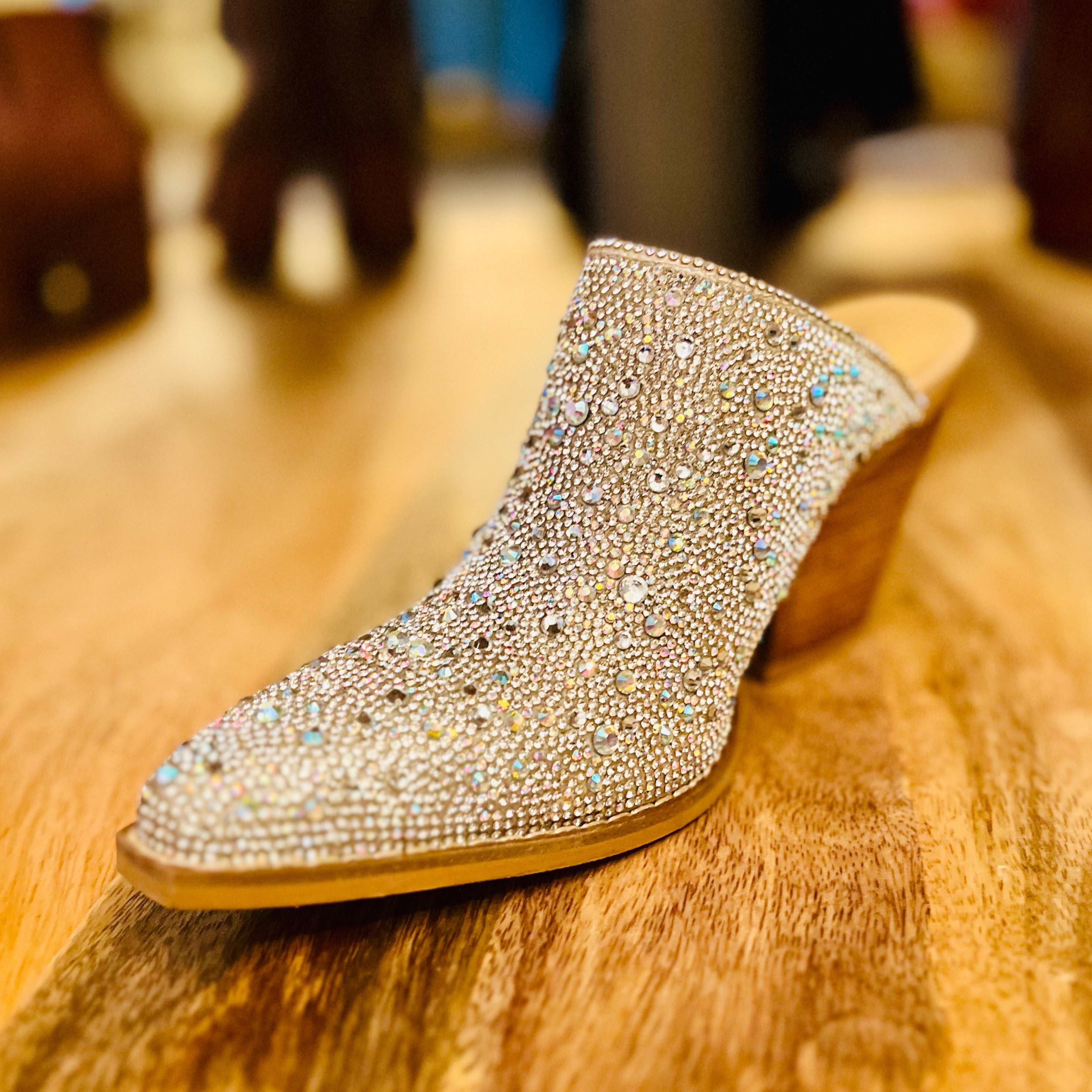 Sweet Rhinestone Mule Shoe – Delta Dawn Gifts