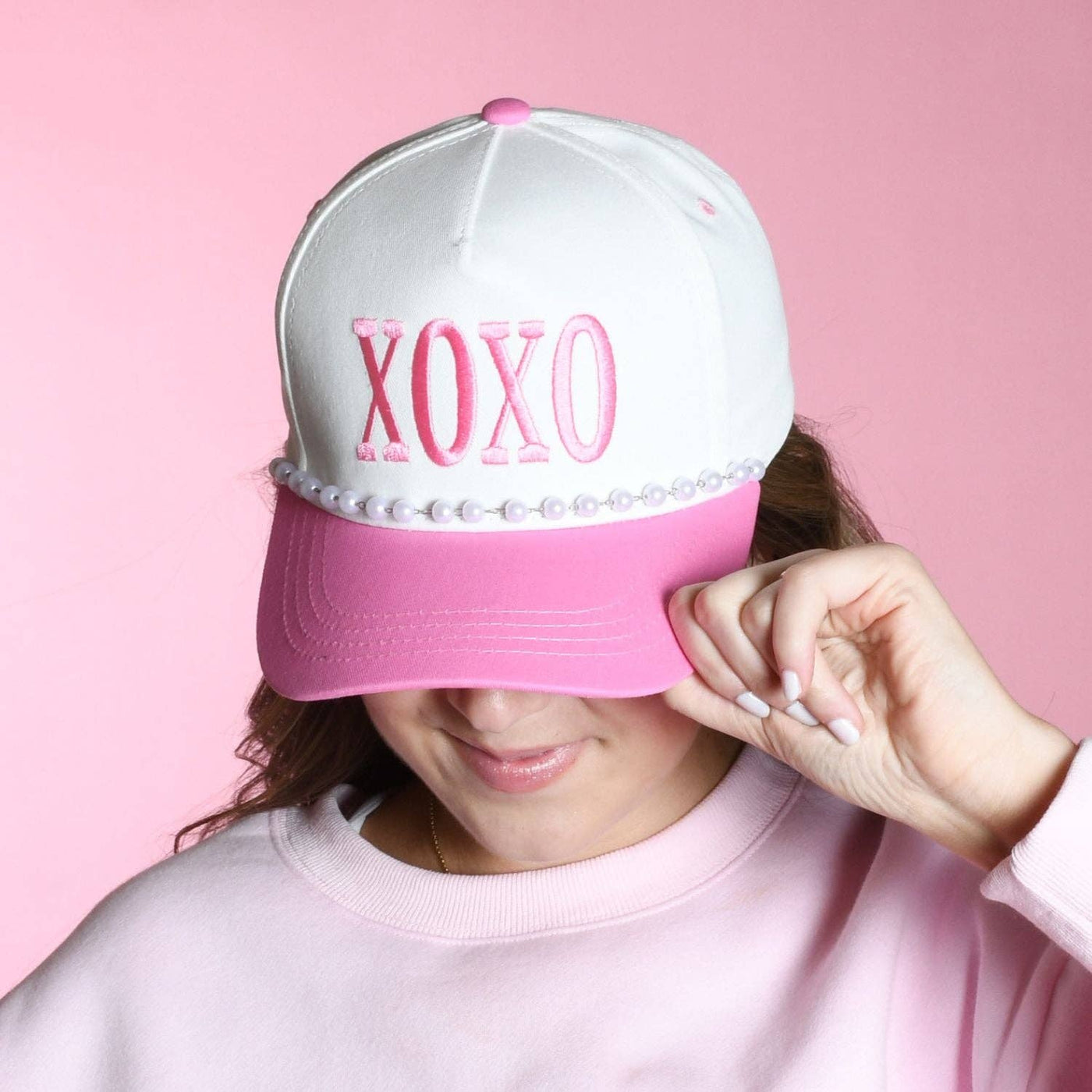 LULU MAC Pink XOXO Hat – Delta Dawn Gifts